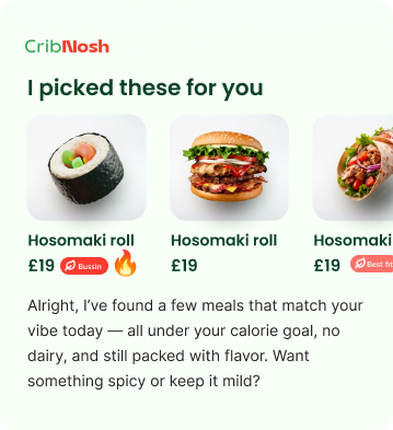 Cribnosh | The app for foodies